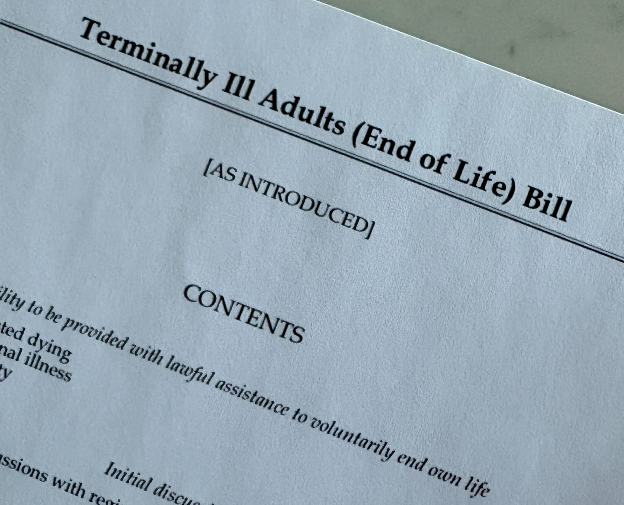 Amendment to allow assisted dying at 12 months left to live for those ...